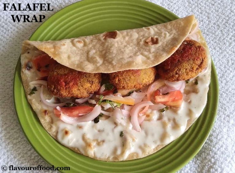 Falafel Wrap Recipe | How to make Falafel Wrap – Flavour of Food