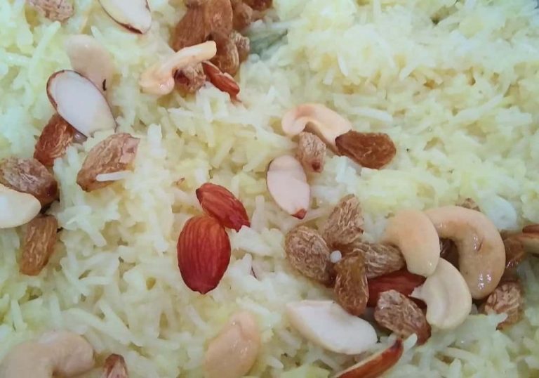 Narali Bhat Recipe | Sweet Coconut Rice | How to make Narali Bhat
