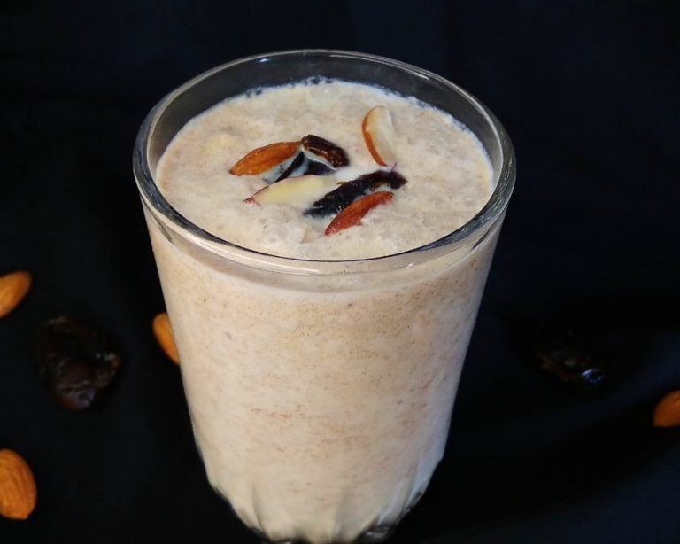 Dates Milkshake Recipe | Khajoor Shake | How to make Dates Milkshake