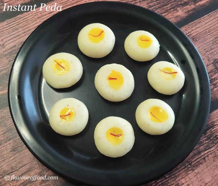 Instant Peda Recipe | Milk Powder Peda | Peda Recipe