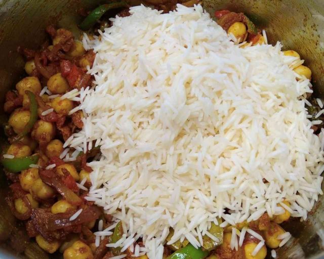 Chana Pulao Recipe | Indian Chickpea Rice