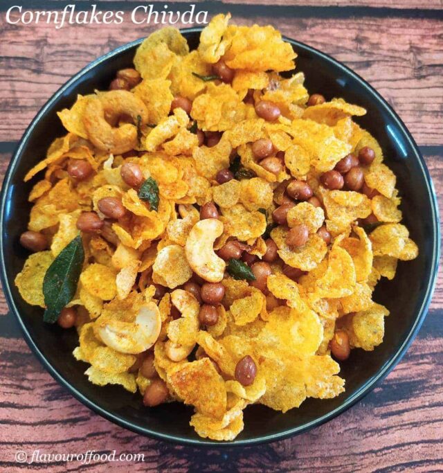 Cornflakes Chivda Recipe | Cornflakes Mixture | Makai Chivda