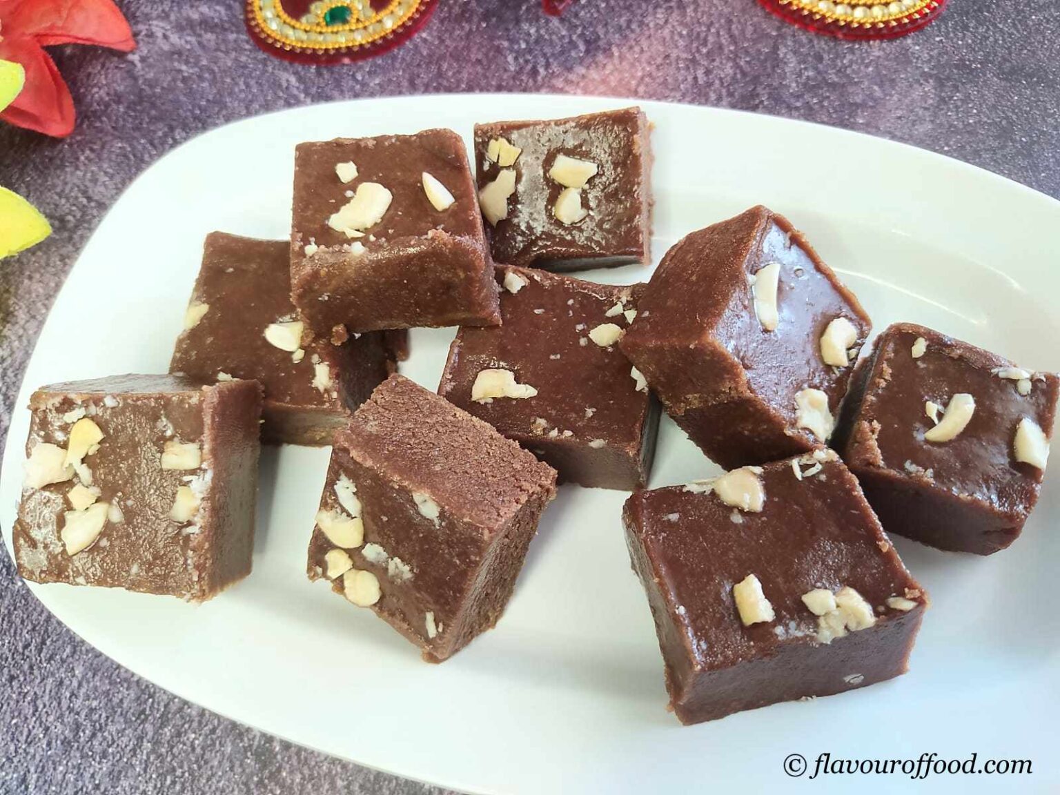 Chocolate Barfi Recipe | Chocolate Mawa Barfi
